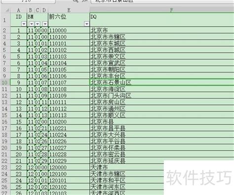 Excel如何根据身份证号快速统计所属行政区域 软件技巧 Zol软件下载