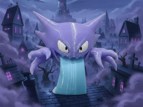 Sans Ams Pokémon Ectoplasma La Léchouille Anti Gravité Modèle D