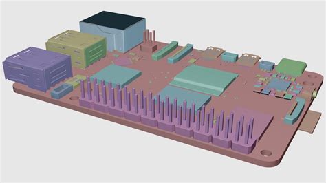 3d Raspberry Pi 5 Model Turbosquid 2138460