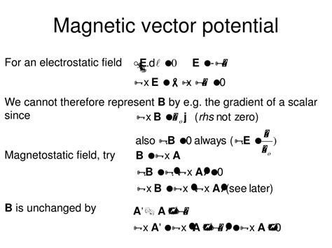 Ppt Magnetic Vector Potential Powerpoint Presentation Free Download Id 9299845