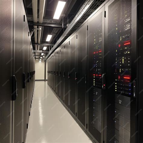 A Secure Data Center With Restricted Access Premium Ai Generated Image