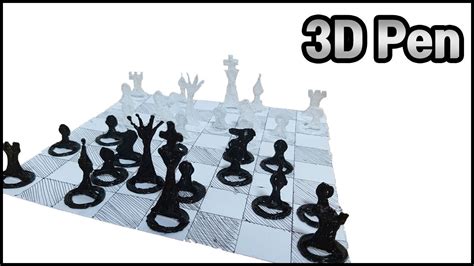 [3d펜] 1시간 안에 체스판 만들기 Youtube