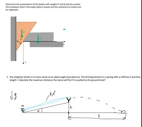 Solved Determine The Accelerations Of The Bodies With