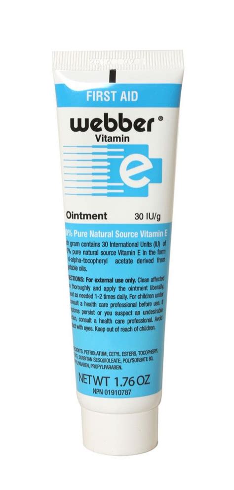 Webber Vitamin E Ointment Ctc Health