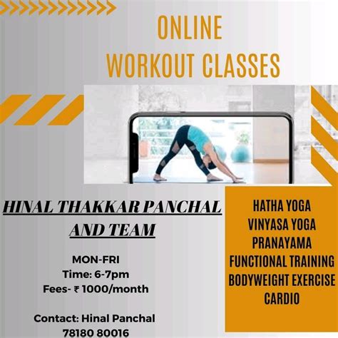 Hinal Thakkar On Linkedin Workout From Home With The Use Of Home Equipment Only 😍 Join This Batch
