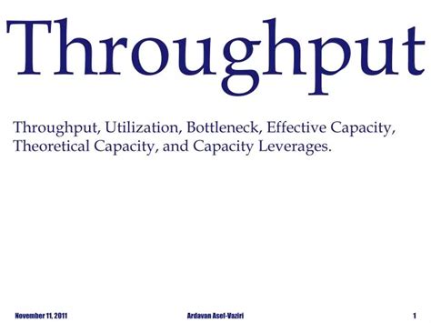 Ppt Throughput Powerpoint Presentation Free Download Id2614559