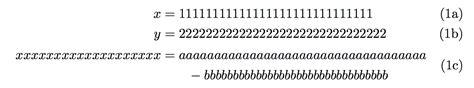 Equations How To Set Different Alignment Rules For Different Subequations TeX LaTeX Stack