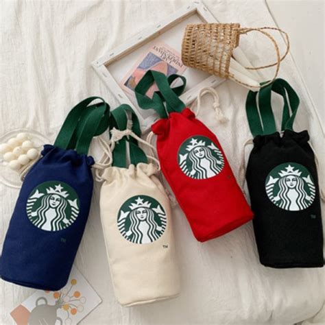 스타벅스 텀블러 에코백 미니 파우치 물병가방 드링크백 에이블리