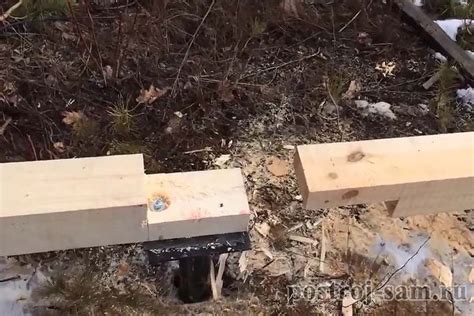 Крепление и стыковка брусьев нижней обвязки каркасного дома | Timber ...