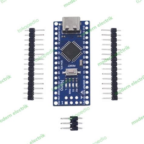 Jual Arduino Nano V30 Atmega328p Type C Ch340 Hq Ic Original Kab