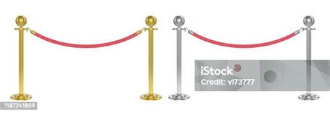 황금과 은색 기둥과 현실적인 벨벳 로프 장벽 격리된 벡터 그림입니다 3차원 형태에 대한 스톡 벡터 아트 및 기타 이미지 3차원 형태 Film Festival