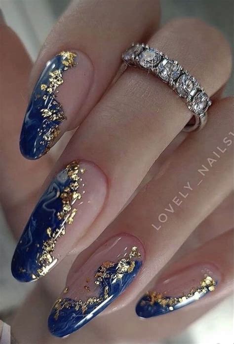 Pin By Svitlana On Blue Nails Stylish Nails Wedding Nails Glitter