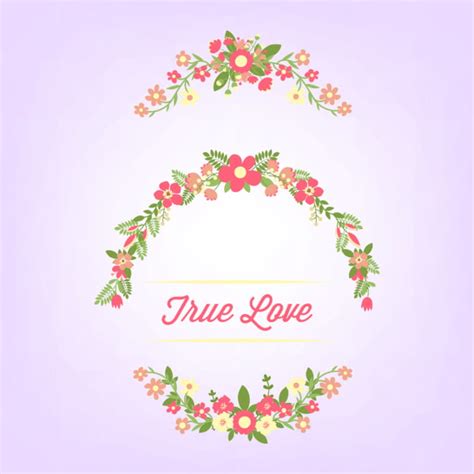 손으로 그린 꽃 프레임 Ai Eps Uidownload