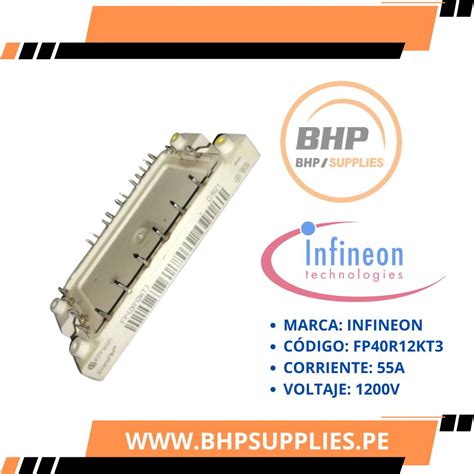 Fp40r12kt3 MÓdulo Infineon Technologies Igbt 1200v 55a 210w Chassis