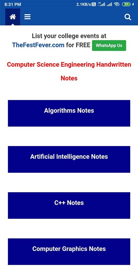 Download Tutorialsduniya Computer Science Notes Programs Latest