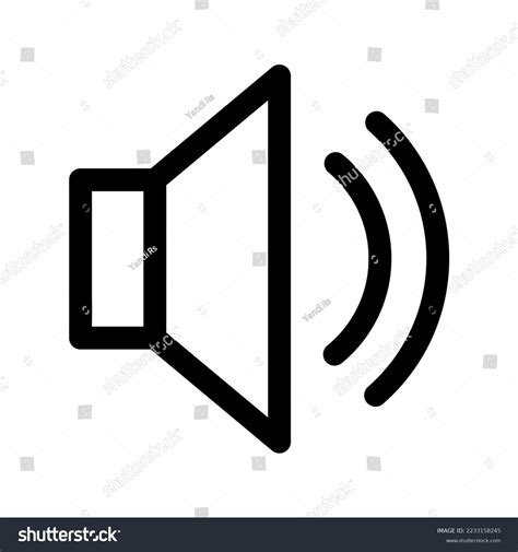 Loudspeaker Icon Vector Symbol Design Illustration Stock Vector Royalty Free 2233158245