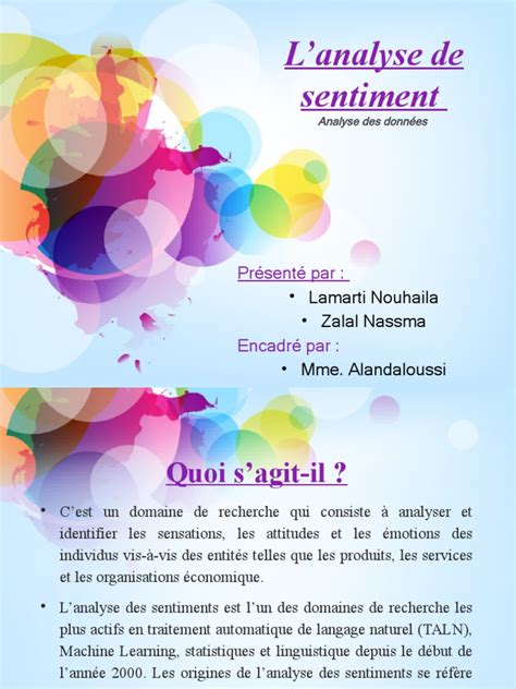 l analyse de sentiment pdf Émotions réseaux sociaux