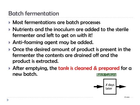 Ppt Mode Of Fermentation Batch Fed Batch And Continuous Powerpoint