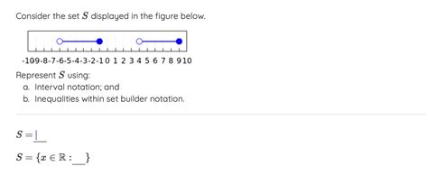 Consider The Set S Displayed In The Figure Below