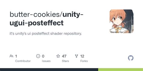 Github Butter Cookies Unity Ugui Posteffect Its Unitys Ui Posteffect Shader Repository