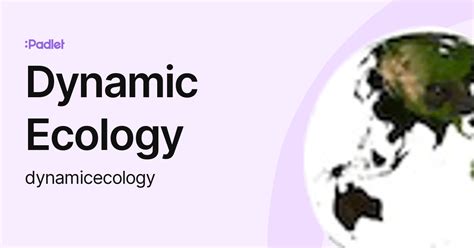 Dynamic Ecology Dynamicecology Profile Padlet
