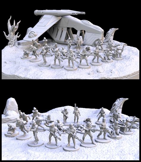 Assault Clone Trooper Army V1 Galactic Armory 3d Print Model Download Free