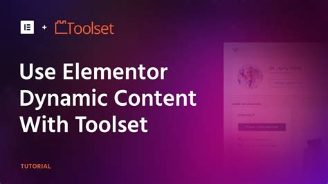 How To Use Elementor With Toolset Tutorial Youtube