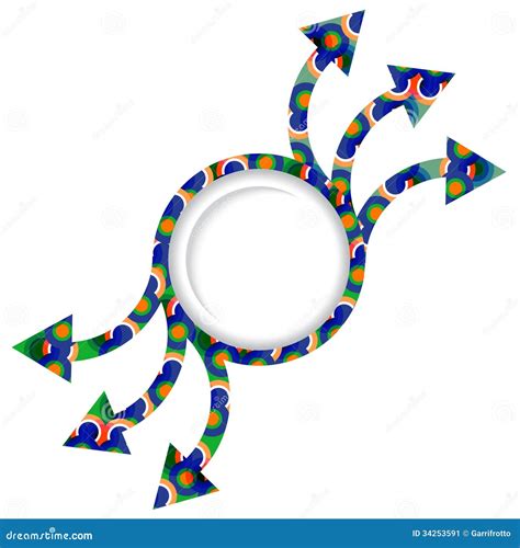 Text Box With Arrow Stock Vector Illustration Of Frame 34253591