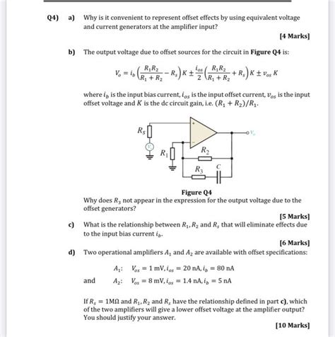 solved 4 a why is it convenient to represent offset