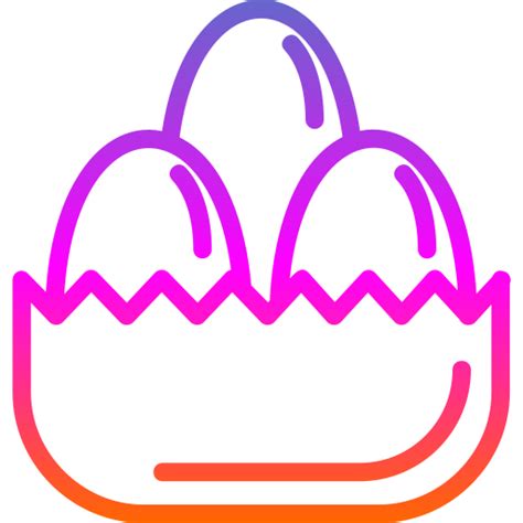 Eggs Generic Gradient Outline Icon