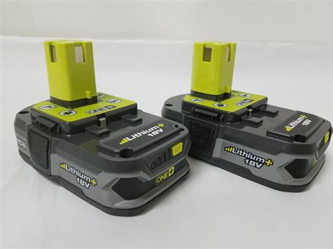 Ryobi 18V ONE Lithium Ion 1 5 Ah LITHIUM High Capacity Compact Battery 2 Pack EBay