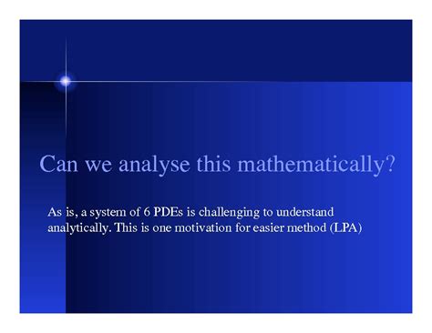 Diffusion Reaction And Biological Pattern Formation Continued 3 Of 3