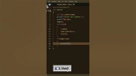 Write A C Program To Check Whether Number Is Palindrome Or Not Learnprogramming1200 Youtube