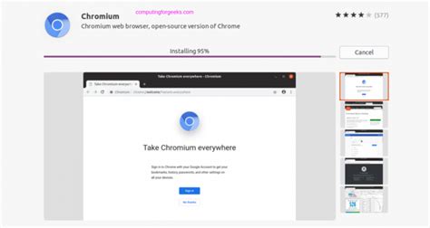 Install Chromium Browser On Ubuntu 22 04 20 04 ComputingForGeeks
