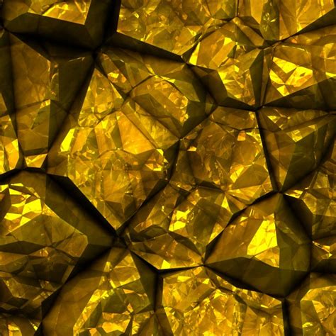 Gold Crystals Wallpaper