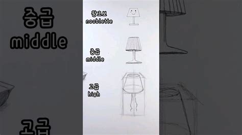 쉬운거부터 조명등 그리는 방법 그림그리기 Youtube