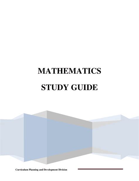 Csec Mathematics Cheat Sheet Cheat Sheet Mathematics Docsity