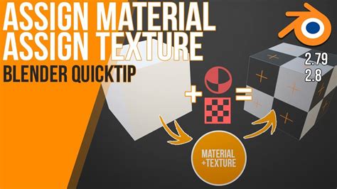 how to assign material and show texture in blender 2 79 2 8