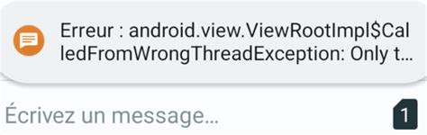 Bug Error Androidviewviewrootimplcalledfromwrongthreadexception