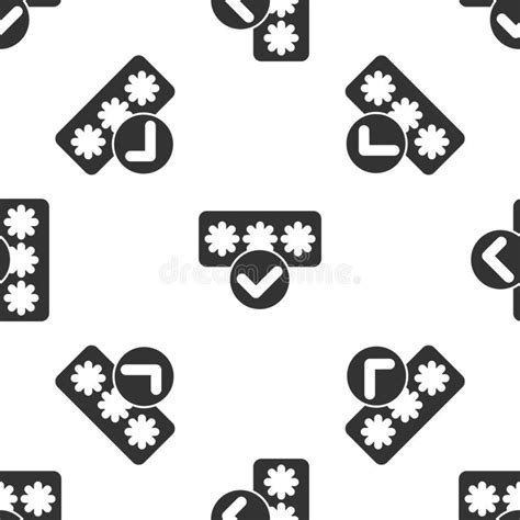 Grey Password Protection And Safety Access Icon Isolated Seamless