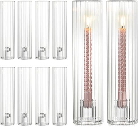 Nuptio Hurricane Candle Holder For Wedding Bulk Glass