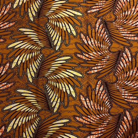 Wax Tissus Africain Palmiers Vente Au Mètre Tissus Lionel