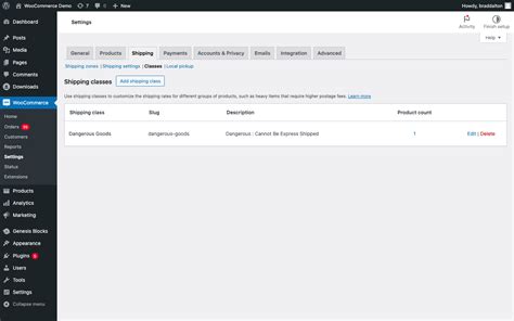 Prevent Checkout Based On Shipping Method And Class In Woocommerce