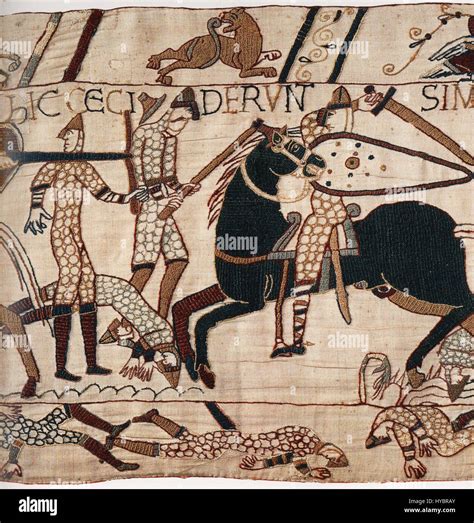 The Bayeux Tapestry Is A Famous 11th Century Embroidered Cloth That