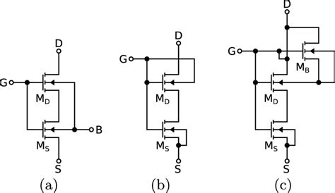Conventional And Improved Composite Transistor A Conventional Download Scientific Diagram