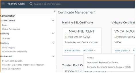 How To Change VCenter Server Certificate Khoshraftar Com