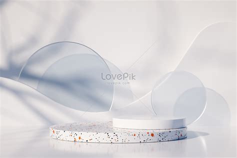 흰색 순수 전시 스탠드 배경 사진 및 창의적인 일러스트 무료 다운로드 Lovepik