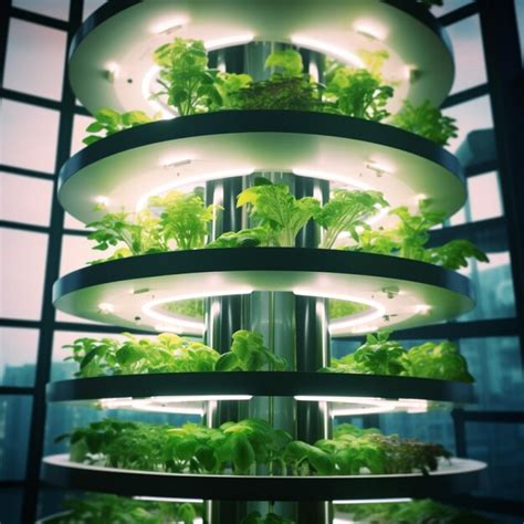 Premium Ai Image Hydroponic Garden