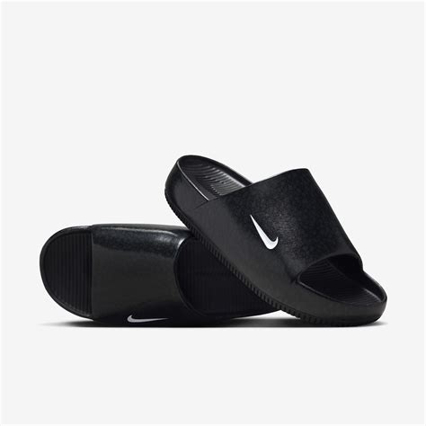 Buy Nike Calm Electric Mens Slides Black Anthracite Football Grey