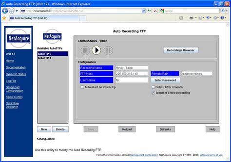 Netacquire Data Recording Archive And Playback Real Time Data Storage And Retrieval